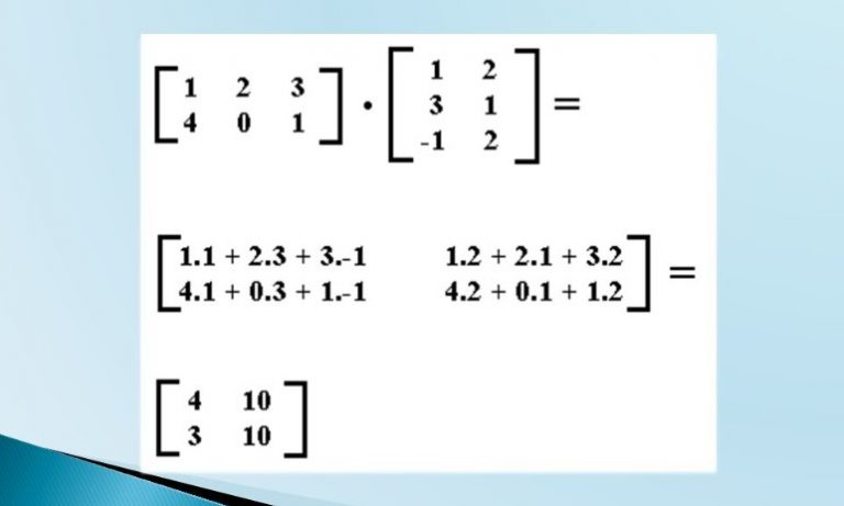 Rumus Perkalian Matriks dan Penjelasannya - Antonwidawan.com